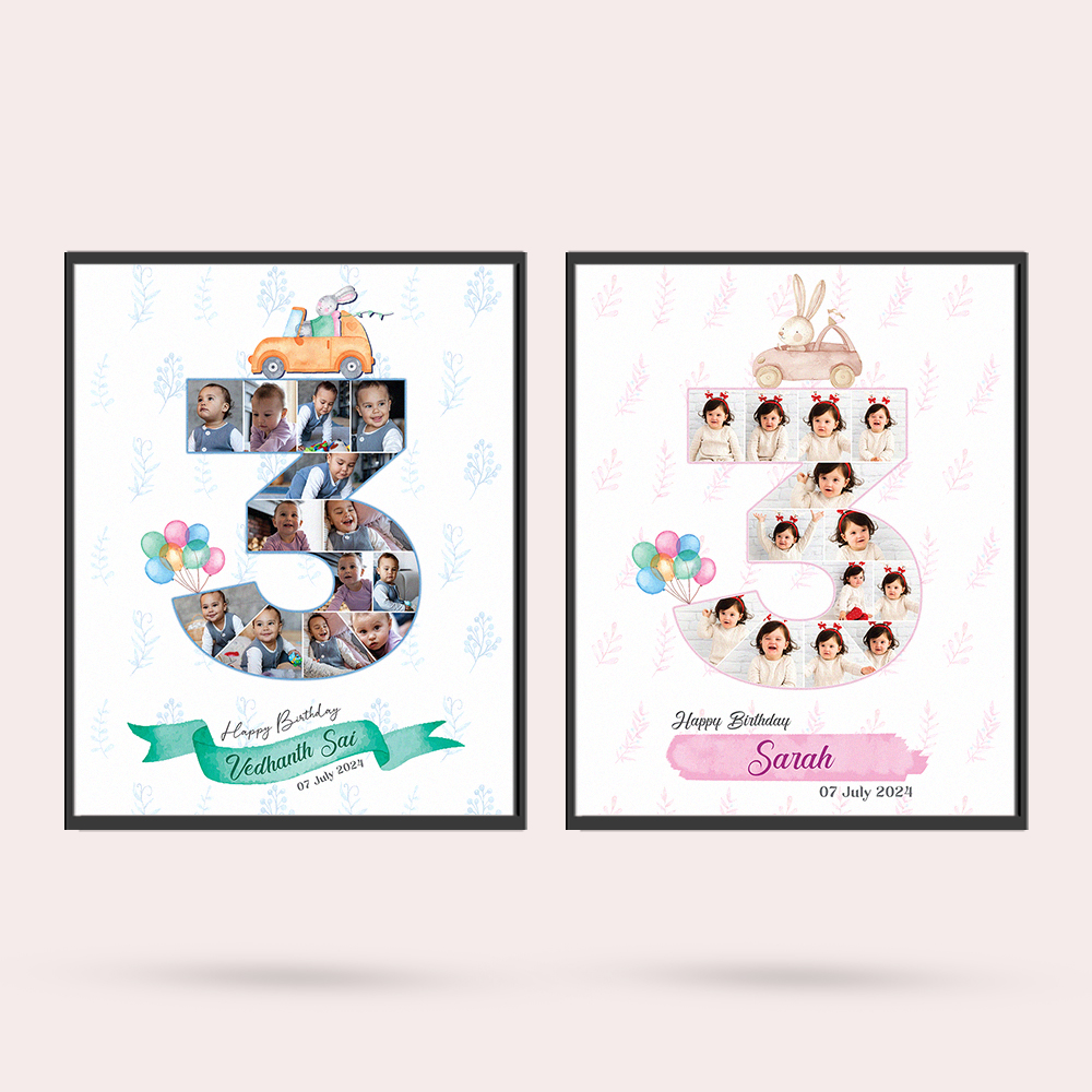 THREE’s a Charm Photo Frame – PrintMadly